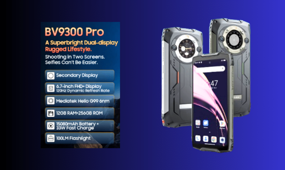 Blackview BV9300 Pro Unveiled: With Battery, Secondary Display, and ...