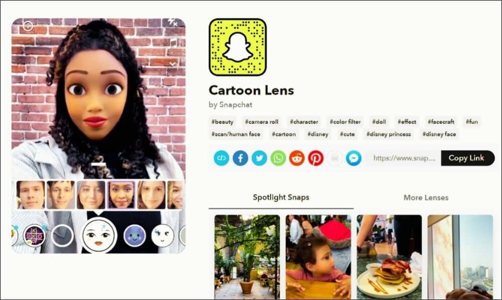 Send a Snap with the Cartoon Face Lens: Easily - HellooTech