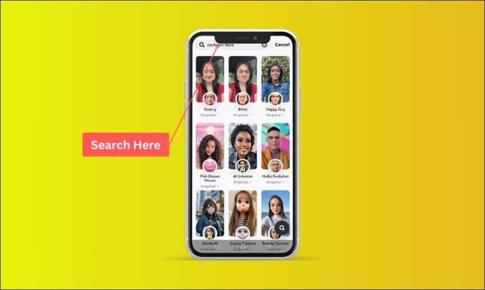 Send a Snap with the Cartoon Face Lens: Easily - HellooTech